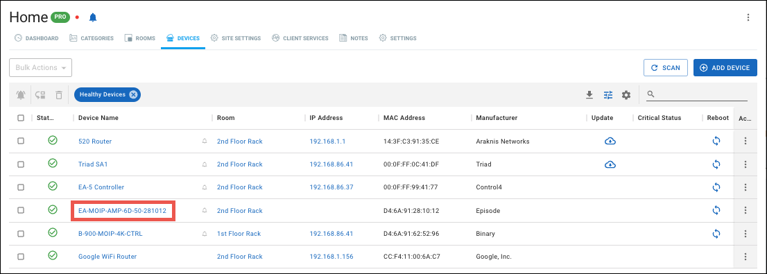 Adding the amp to OvrC