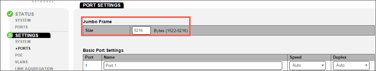 MoIP configuration for Araknis 210/310 Core MoIP (IGMP) switches