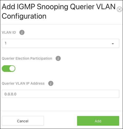 MoIP configuration for AN-920 Core MoIP (IGMP) switches