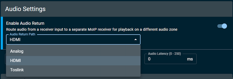 Configuring MoIP Video Receivers in OvrC