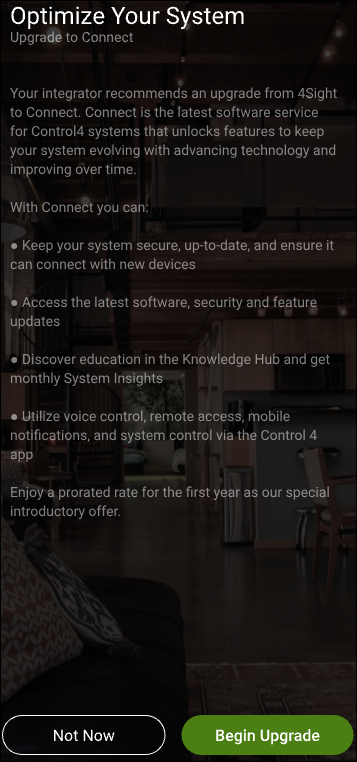 How to Assign a Control4 Connect Demo Plan to a System